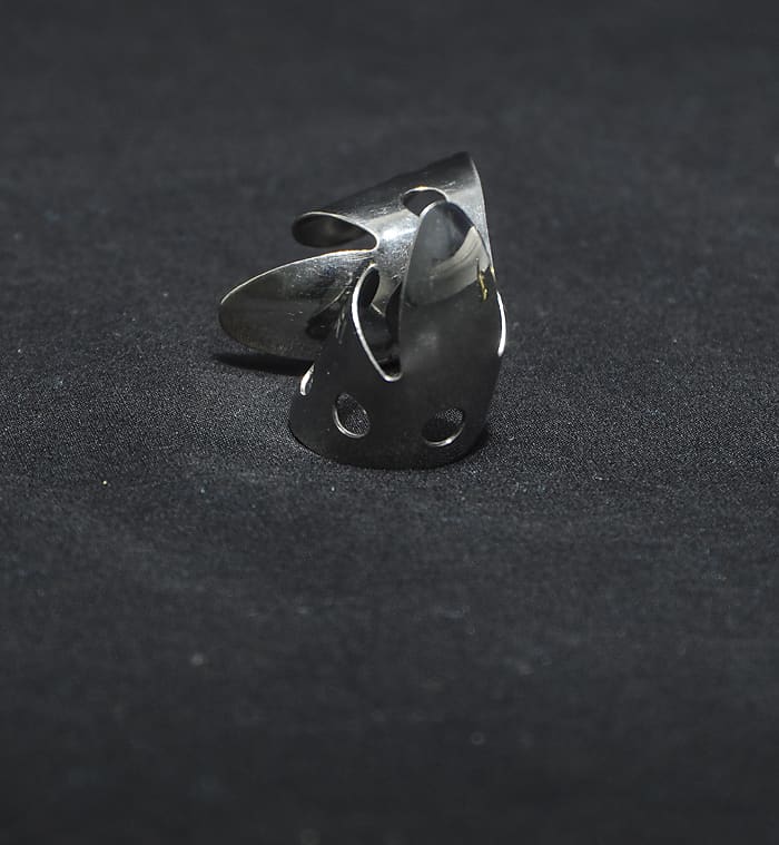 Acri Finger Picks, Stainless Steel, Large, Pair | Reverb