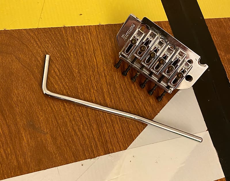 Vintage Ibanez RG tremolo bridge [Chrome 90’s] w/ Whammy bar | Reverb