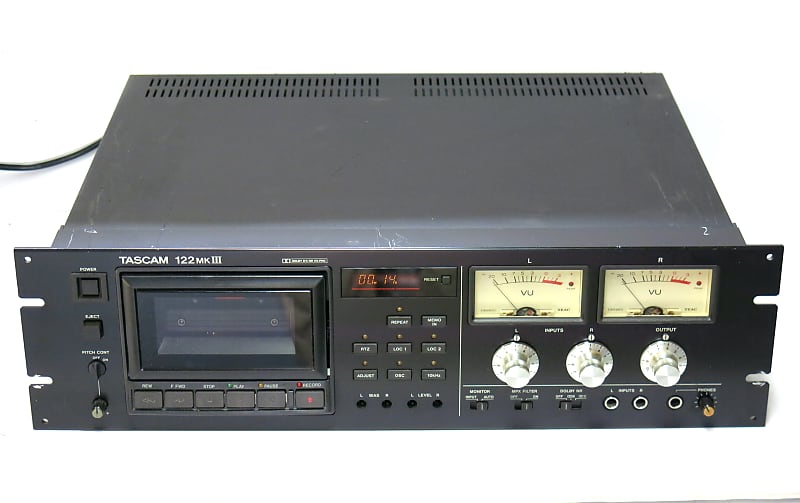 TASCAM 122mkIII Stereo Cassette Deck Rackmount | Reverb