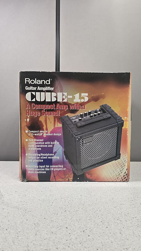 Roland Cube-15 Guitar Amp New Old Stock | Reverb