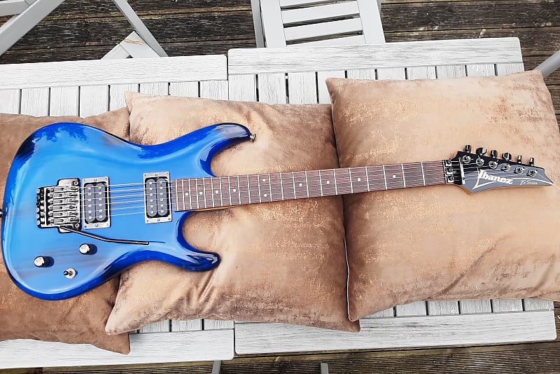 Ibanez JS1000 BTB Joe Satriani - Burnt Transparent Blue | Reverb UK