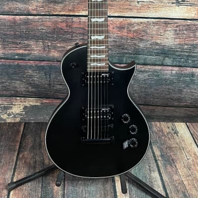 ESP/LTD EC-257 7 String Electric Guitar - Satin Black | Reverb