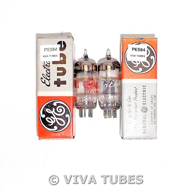 NOS NIB Matched Pair GE US 6AB4 [EC92] Grey Plate Neumann | Reverb