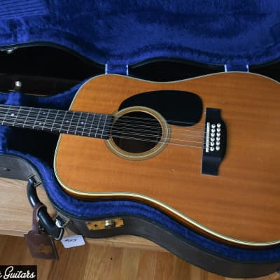 1967 Martin D-28 12 String Conversion Acoustic Natural | Reverb