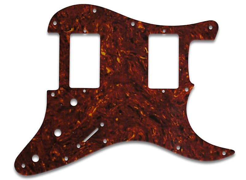 Fender Blacktop Stratocaster H/H Pickguard, Tortoise | Reverb