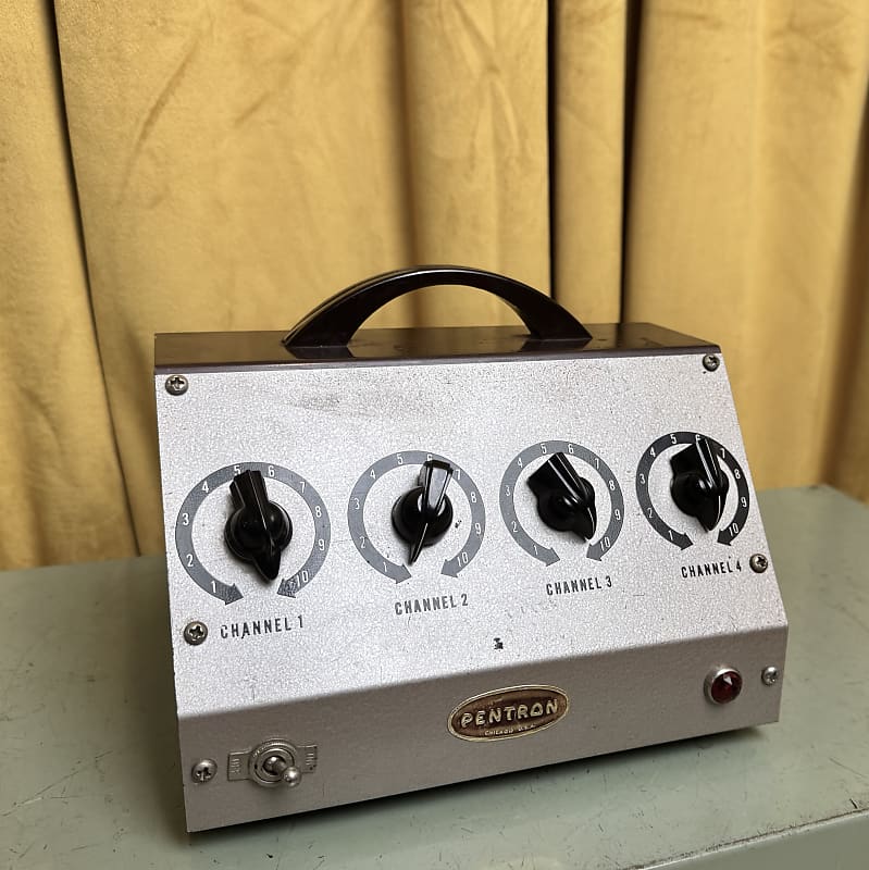 Pentron Tube “Mike” Mixer/Preamp Mid-Century | Reverb