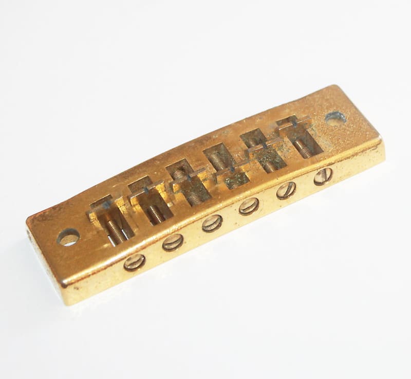 Vintage 1972 Gibson Gold Harmonica Bridge SG Custom Les Paul | Reverb
