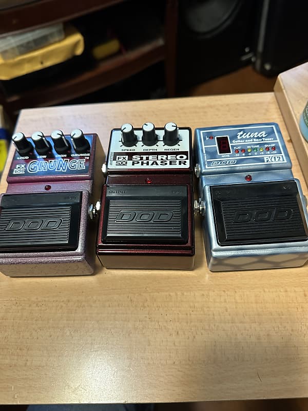 DigiTech 3 pedals. Grunge. Stereo phaser tuna tuning pedal - | Reverb