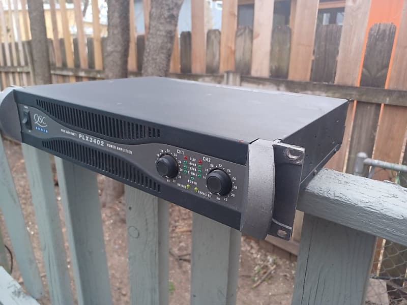 QSC PLX 3402 2-Channel Power Amplifier 2000s - Black | Reverb