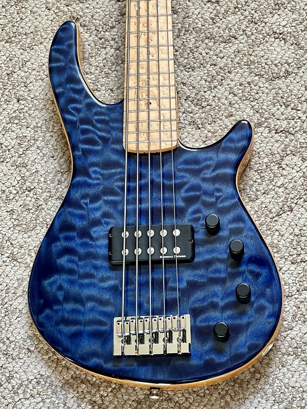 Warmoth deluxe 5 string bass | Reverb