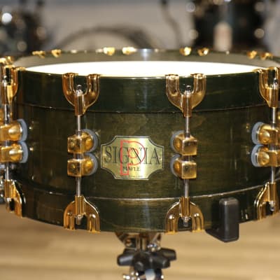 Used Premier Signia 75th Anniversary 6pc Drum Set Black | Reverb