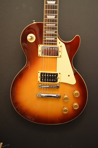 Matsumoku Memphis Les Paul Set Neck 70's Sunburst Japan MIJ | Reverb