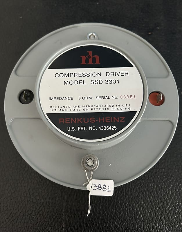 Renkus Heinz SSD 3301 / 2” Compression Driver | Reverb
