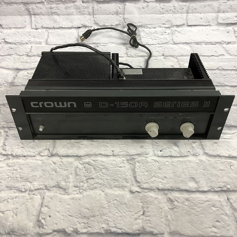 Crown D-150A Series II Stereo Power Amp | Reverb