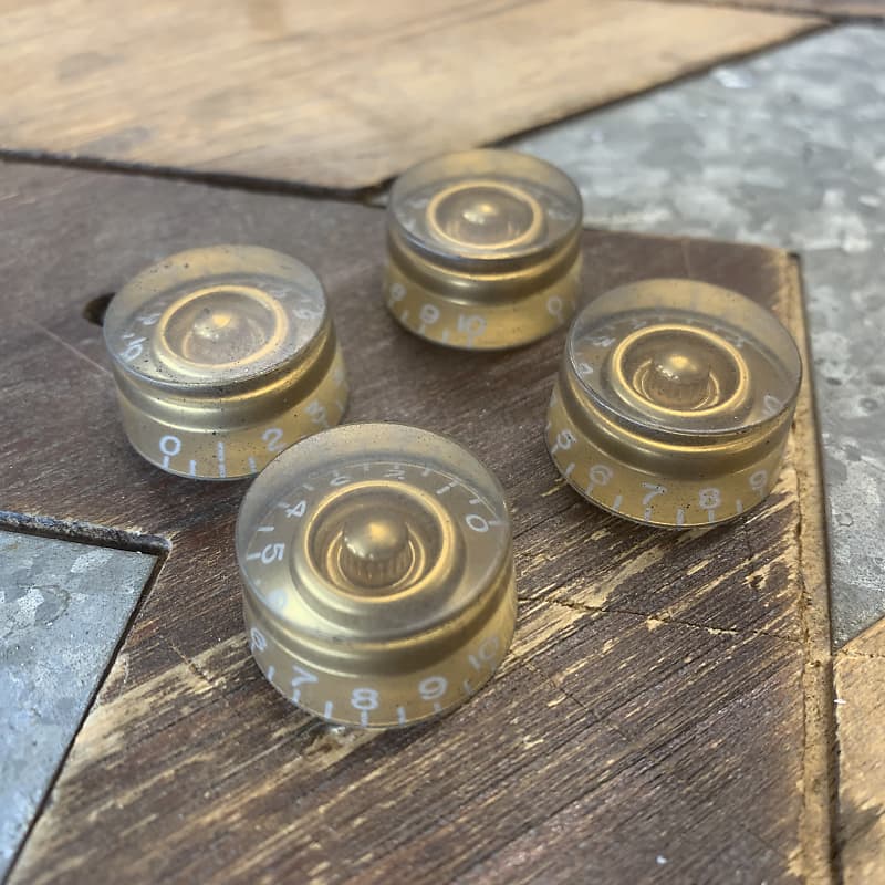 Real Life Relics Gold Speed Knobs (Set of 4) [M8] | Reverb