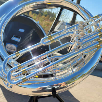 Eastman EPH495 Silver Bb Sousaphone - Professional | Reverb