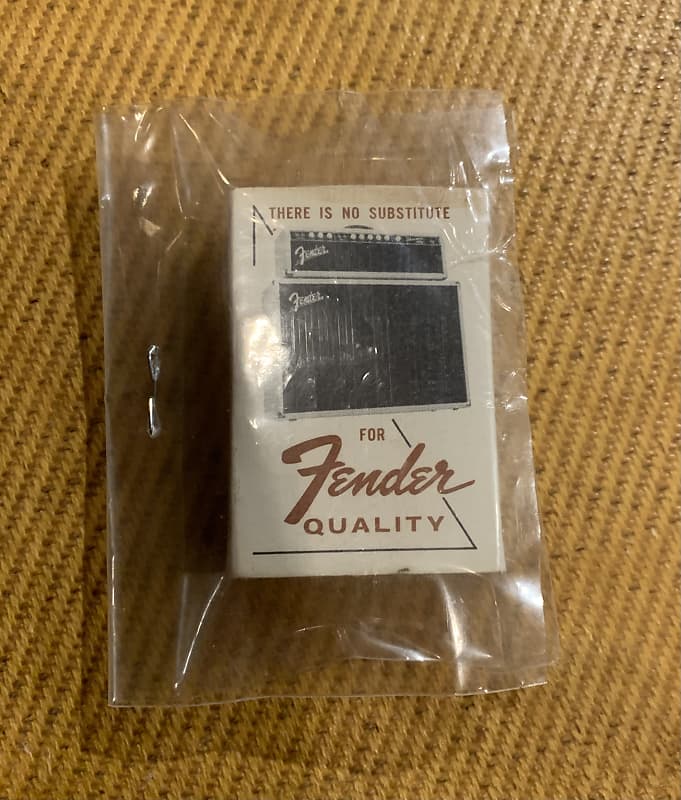 1959 Fender advertisement match box | Reverb Canada