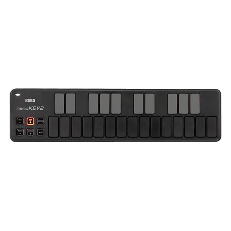 Korg nanoKey 2 USB MIDI Controller Keyboard (Black) | Reverb