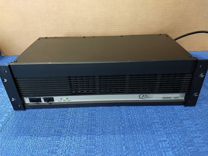 QSC Model 1400 Professional 2-Channel Stereo Power Amplifier | Reverb