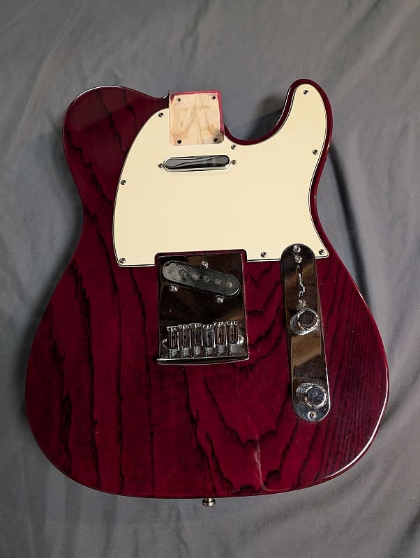 Fender Telecaster 2007 - Transparent Red | Reverb
