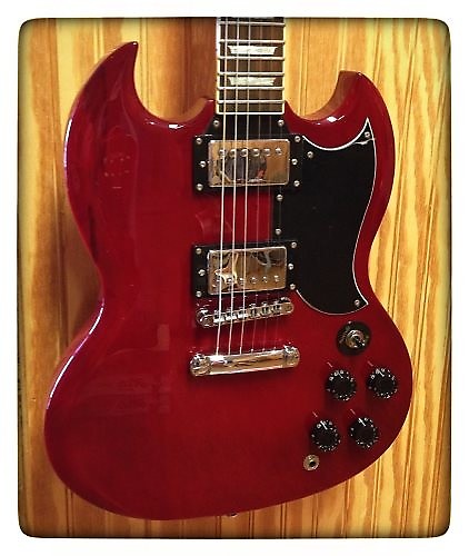 Austin AGS400CH SG Cherry Red | Reverb