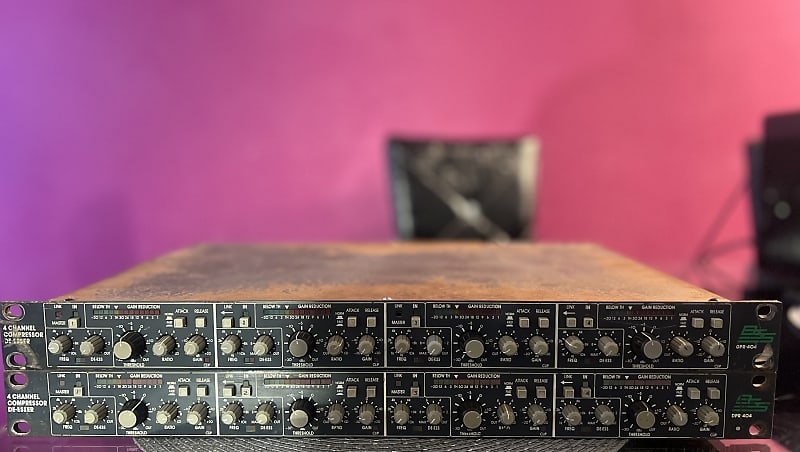 BSS AUDIO DPR 404 Quad 4 Channel Compressor | Reverb Australia