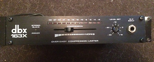 dbx 163x over easy compressor/limiter | Reverb