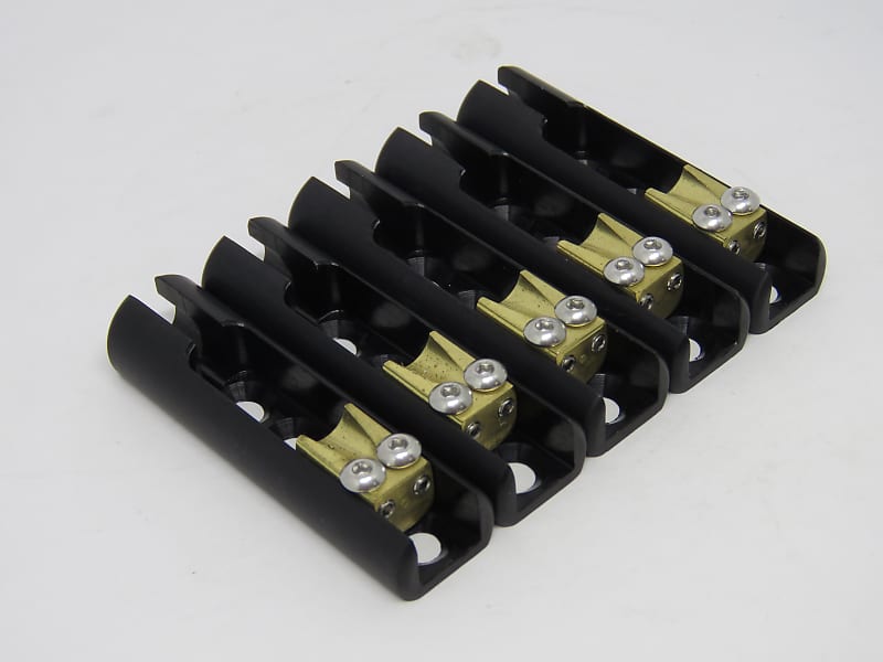 Monorail Mono-rail single bass bridge 5 strings in aluminum | Reverb