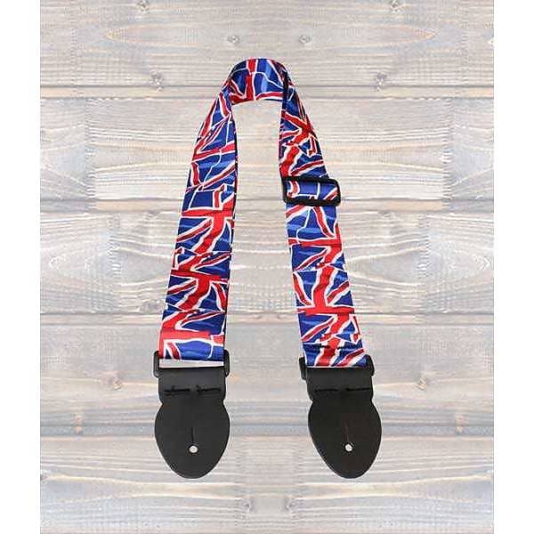 Leathergraft Graphic Webbing Guitar Strap Union Jack | Reverb UK