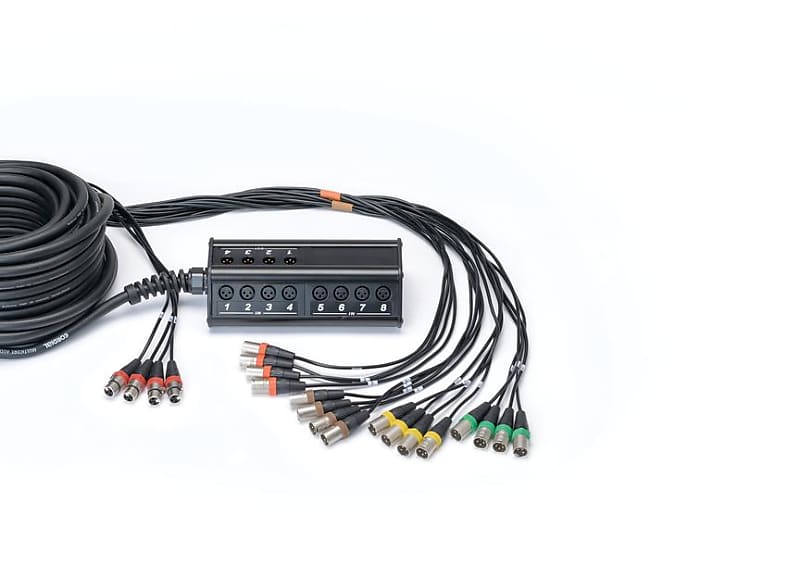 Cordial Cables 16-Channel Multi-Pair Snake w/ Stage Box | Reverb