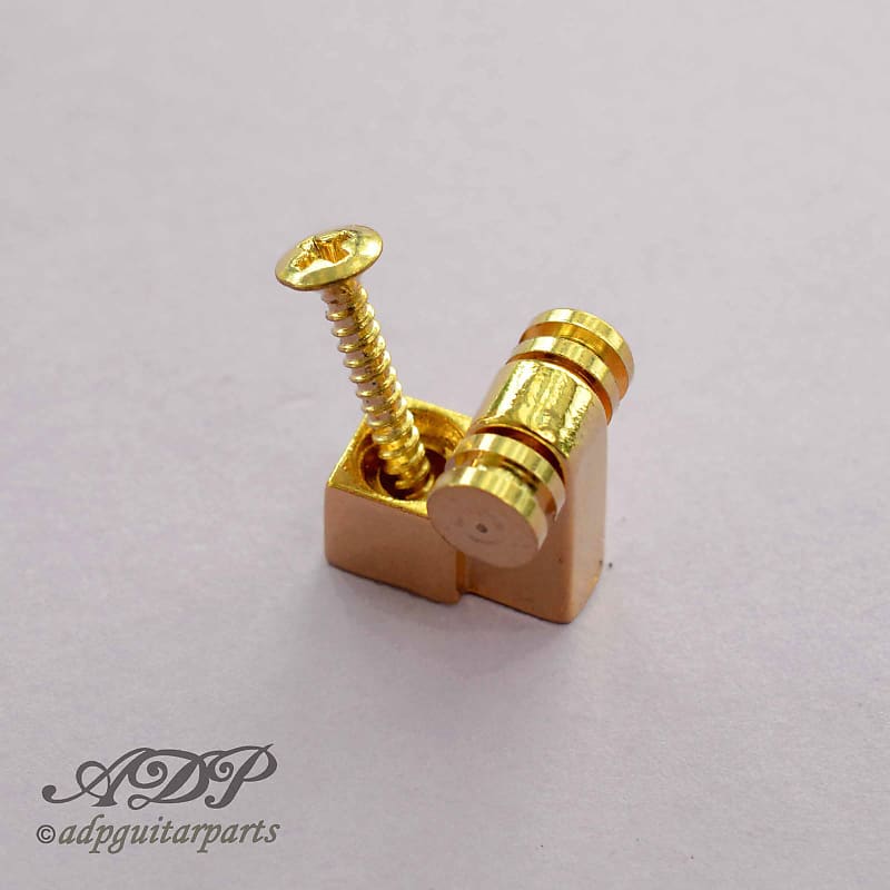 Gold string retainer Roller String Tree | Reverb