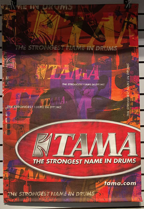 Tama Drums Dealer Banner Sign Display Advertising | Reverb