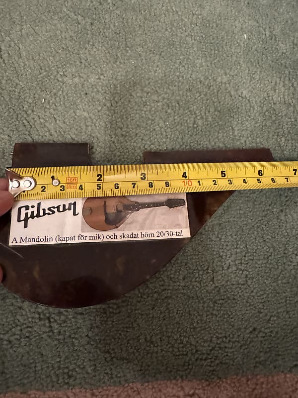 Gibson A Style mandolin Pickguard [cut for pickup] | Reverb Sweden