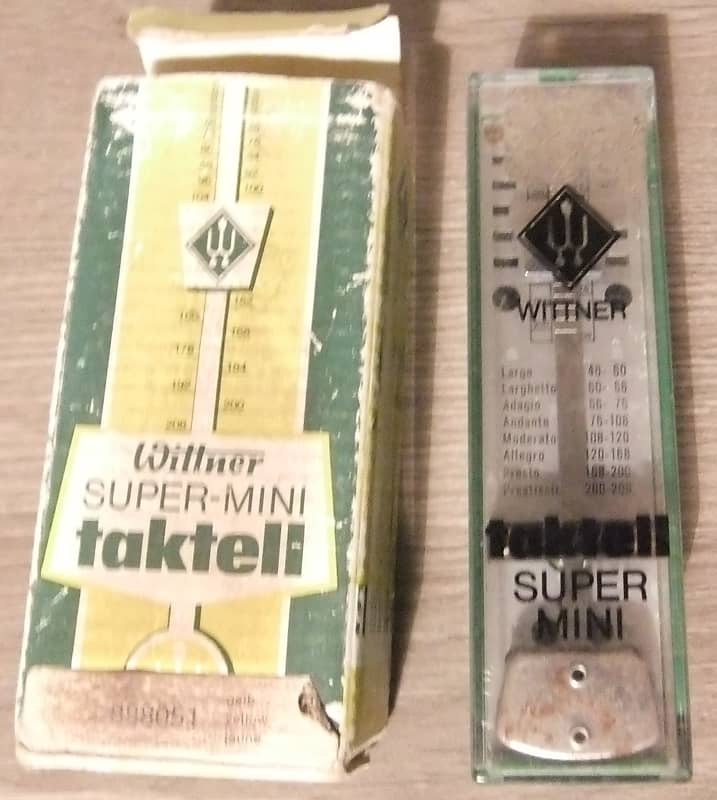 RARE,VINTAGE WITTNER SUPER-MINI TAKTELL MECHANICAL | Reverb Australia