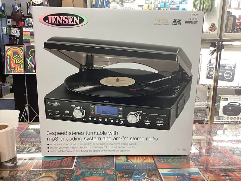 Jensen 3 speed stereo turntable | Reverb