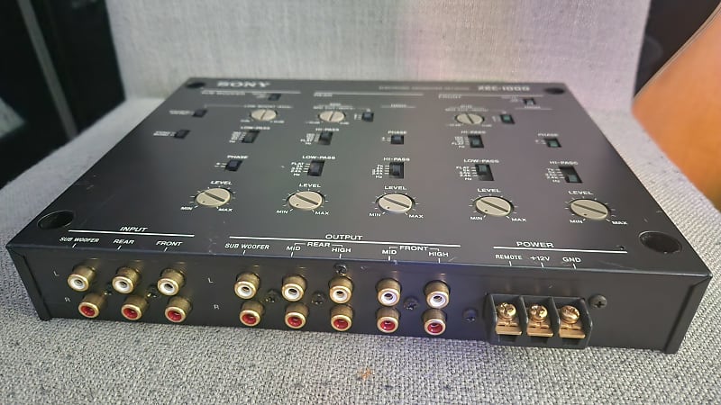 Sony XEC-1000 Electronic Crossover Car Auto Stereo EQ XEC1000 | Reverb