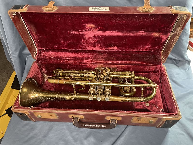 1945 Conn 80a? Long Cornet (trumpet) | Reverb