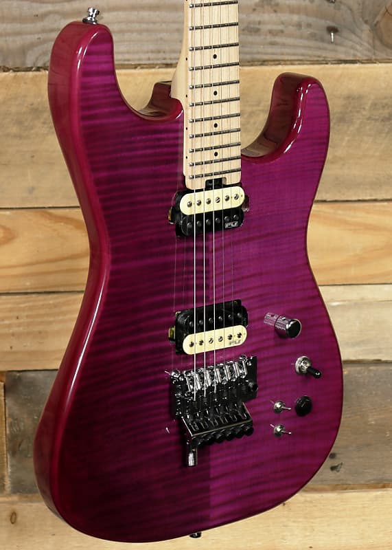 FU-Tone FU PRO Electric Guitar Trans Purple w/ Gigbag | Reverb UK