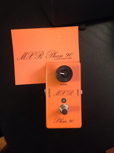 MXR Custom Shop Phase 90 Script Logo with Box | Reverb