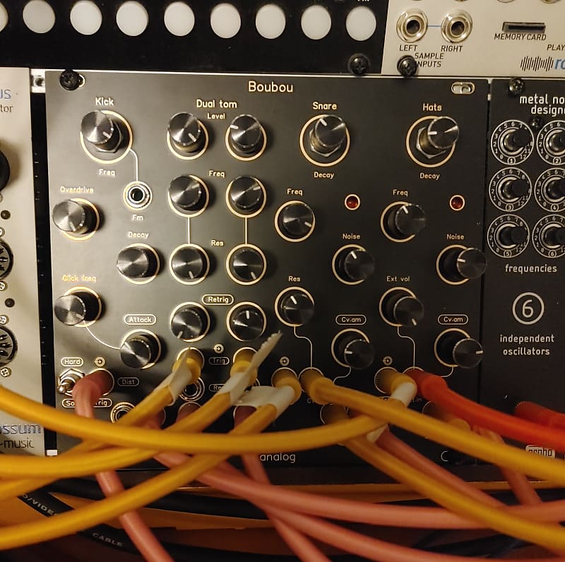 Quanalog Boubou 5-Voice Analog Drum Synth | Reverb