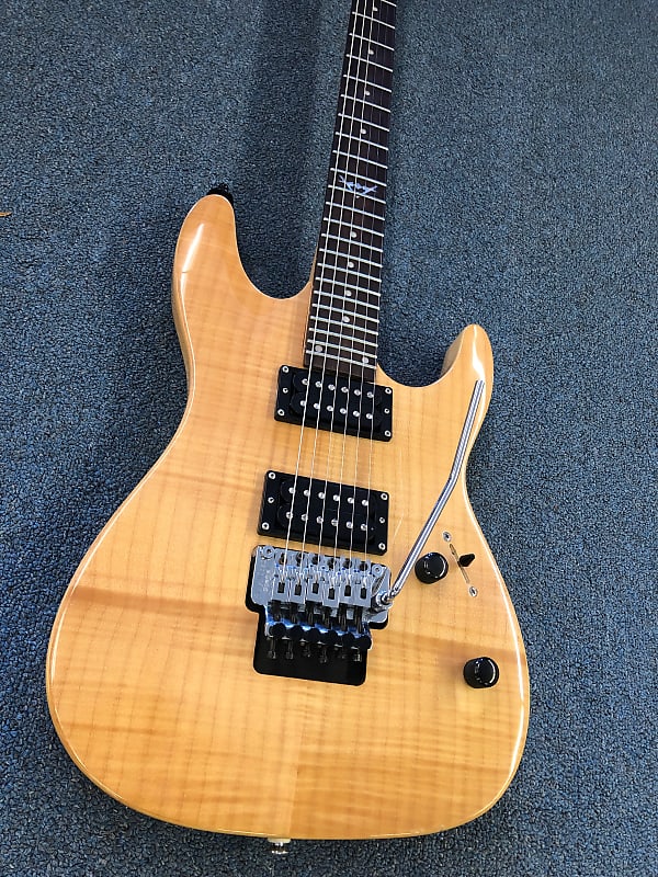 Dean C350F Flame top natural Floyd Rose | Reverb