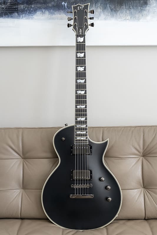 ESP Eclipse Original - Black Satin - Japan Custom Shop 2021 | Reverb