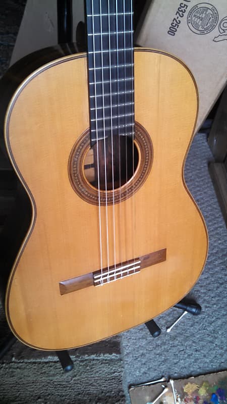 Edgar Monch Vintage Classical guitar 1958 Brazilian rosewood | Reverb