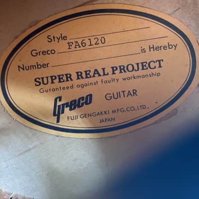 Greco Super Real Project FA-6120 1988 - White | Reverb