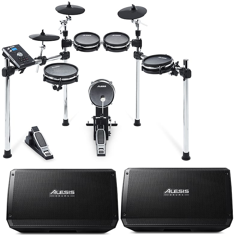 Alesis Command Mesh Kit 8-Piece Electronic Drum Kit w/ 2 | Reverb