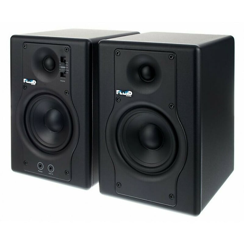 NEW! Fluid Audio F4 (Pair) - 4" Active Studio Reference | Reverb