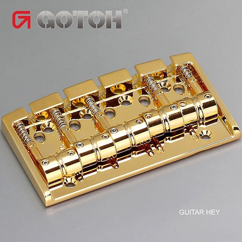 NEW Gotoh 404SJ-5 5-String Bass Bridge MULTI TONAL Steel | Reverb