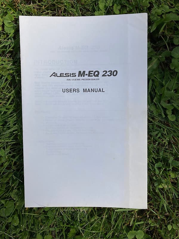 Alesis M-EQ 230 - Users Manual | Reverb