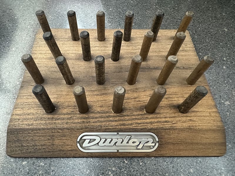 Dunlop Slide Holder/Display - Natural Wood | Reverb