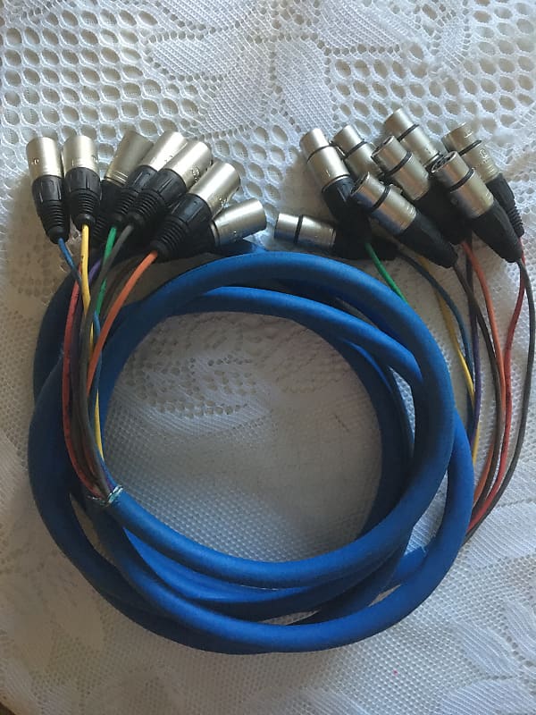 XLR Snake 8 channel (12' 11" fan) | Reverb